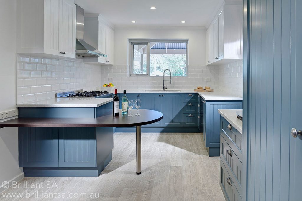 Urban Coastal Blue Kitchen | Portfolio | Brilliant SA