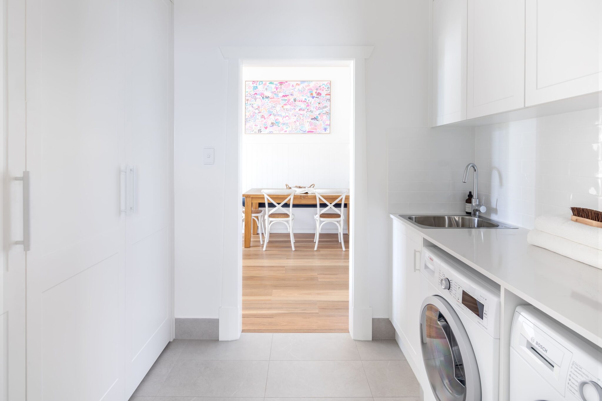 Hamptons Style Laundry & Bathroom Renovation